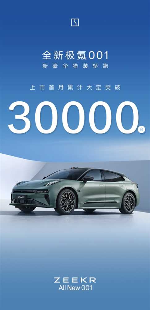 全系800V+激光雷达！全新极氪001卖爆：上市首月大定超3万 - 叮当号