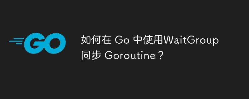 如何在 Go 中使用WaitGroup同步 Goroutine？ - 叮当号