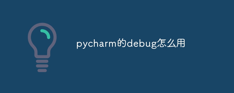 pycharm的debug怎么用 - 叮当号